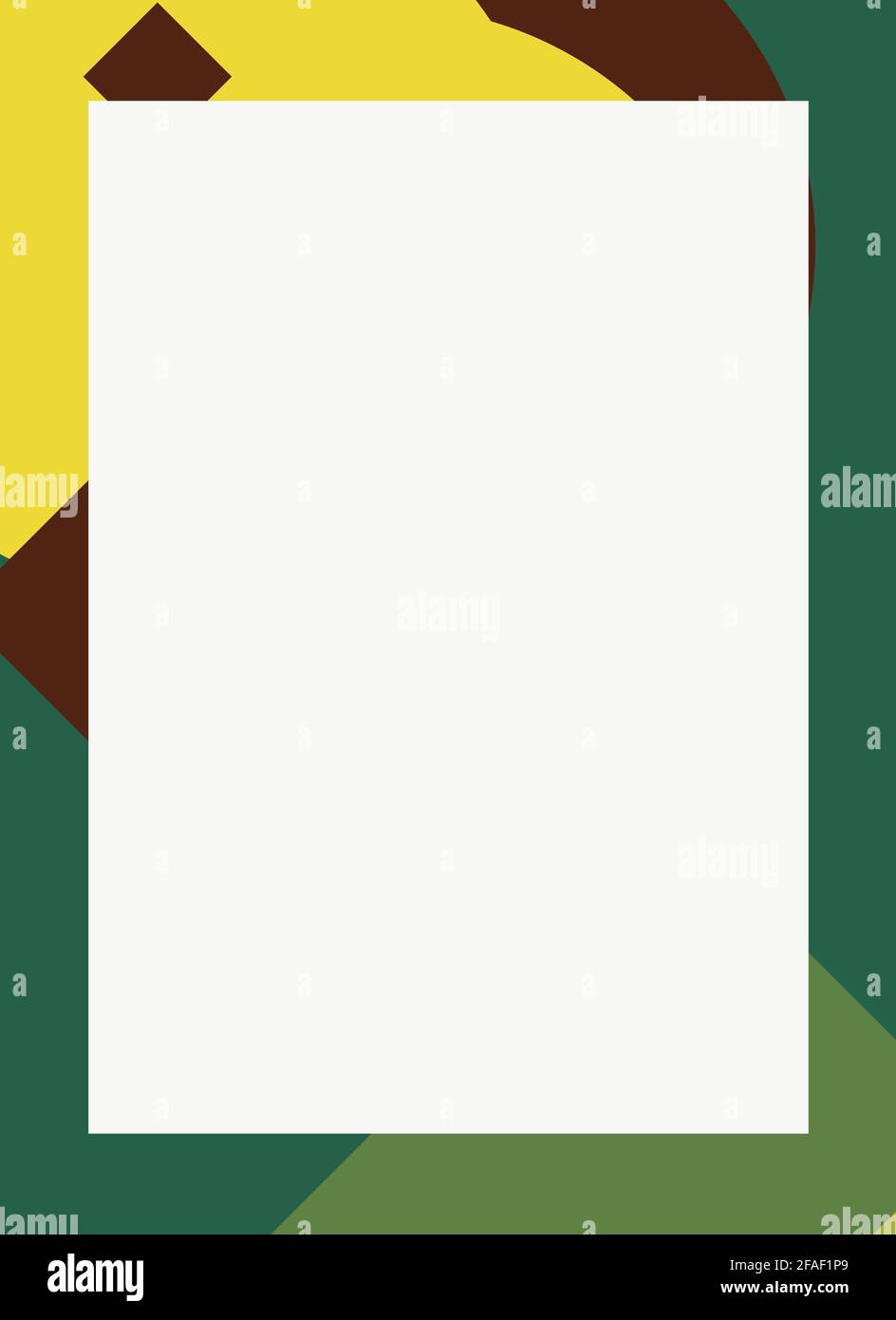 Colorful modern abstract flyer cover frame with decorative texture ...