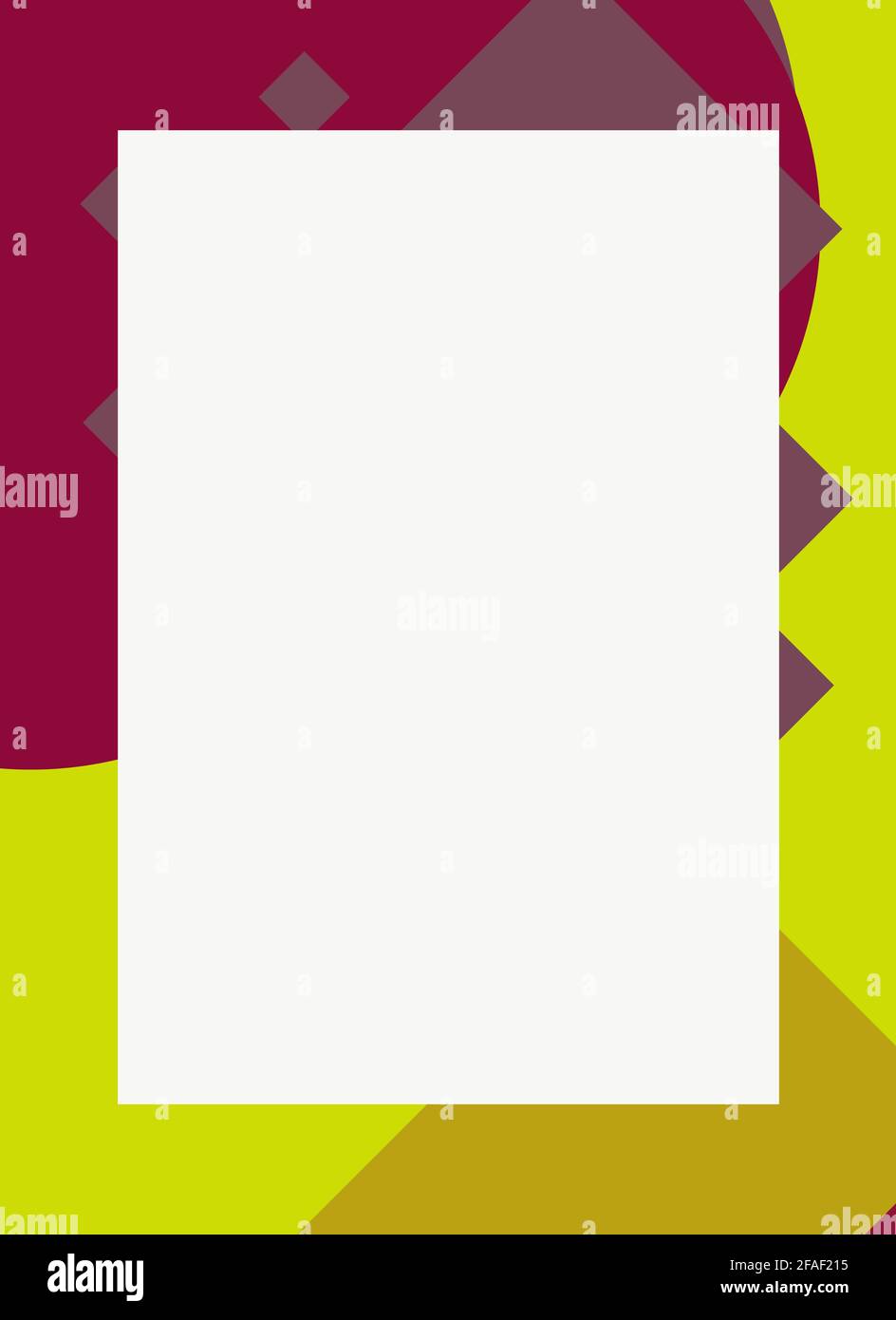 Colorful modern abstract flyer cover frame with decorative texture ...