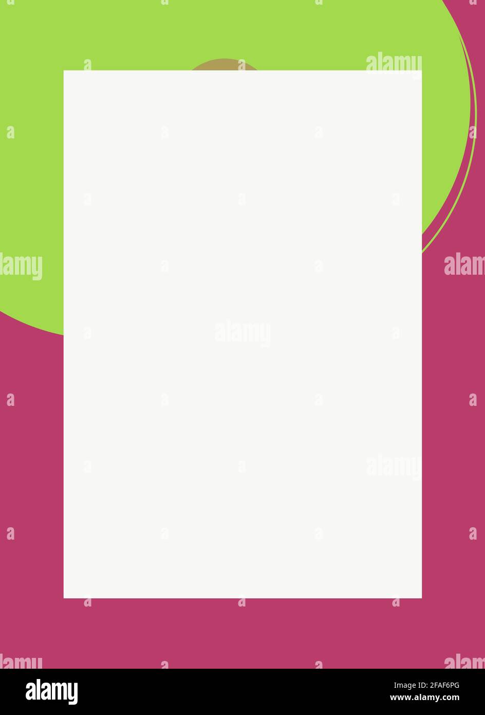 Colorful modern abstract flyer cover frame with decorative texture ...