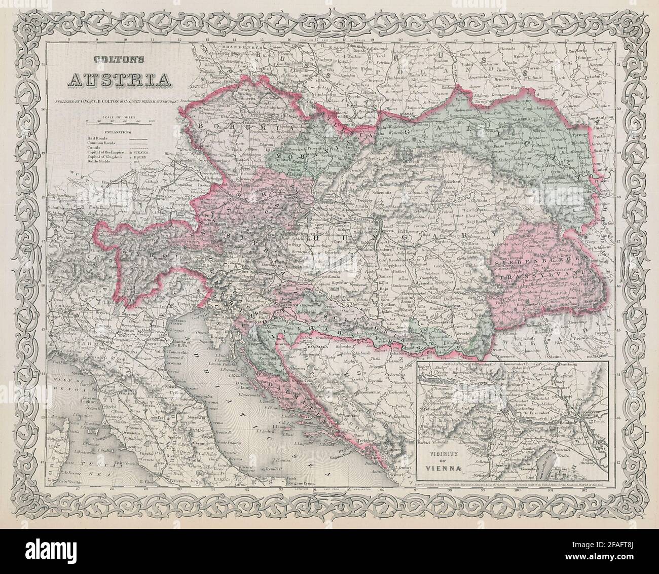 Map of bohemia hi-res stock photography and images - Alamy