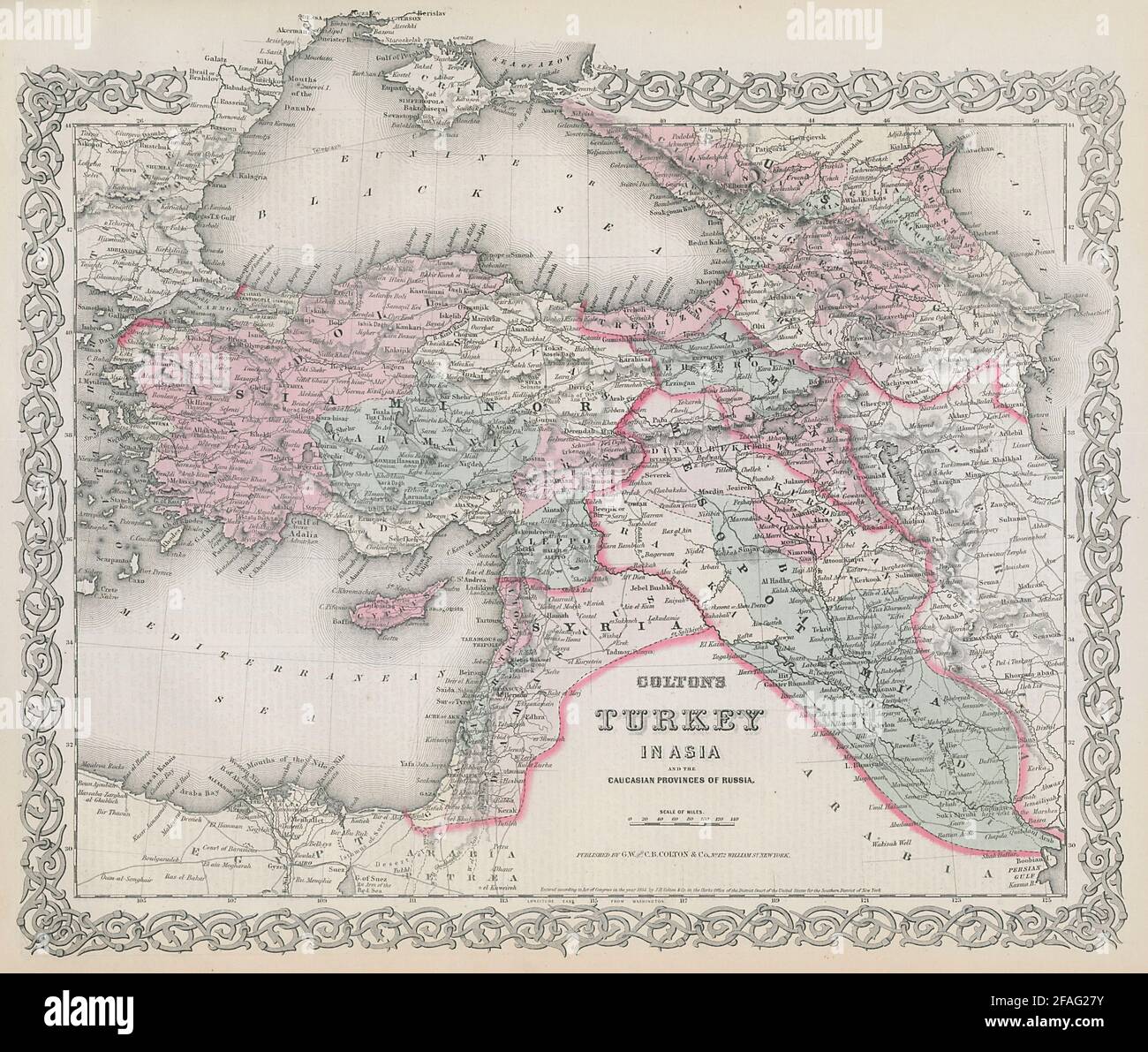 Turkey map 19th hi-res stock photography and images - Alamy