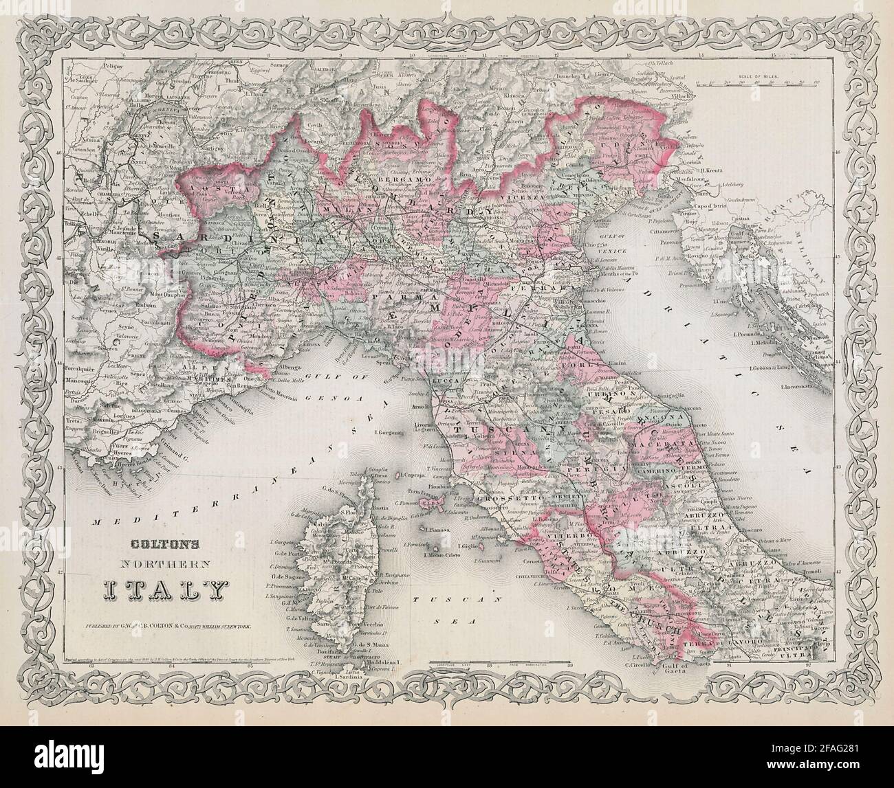 Tuscany map hi-res stock photography and images - Alamy