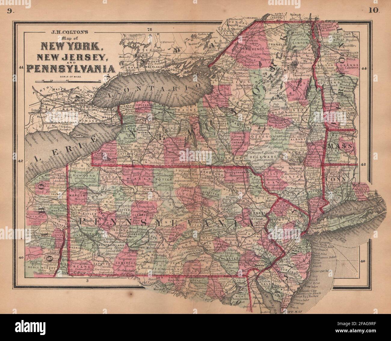 Pennsylvania maps hi-res stock photography and images - Alamy