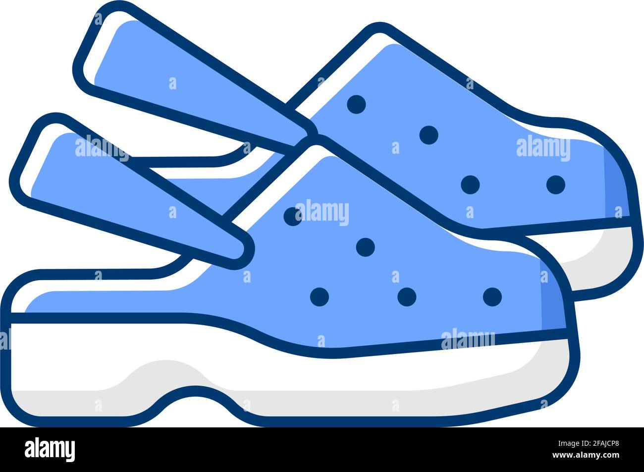 Medical shoes RGB color icon Stock Vector Image & Art - Alamy