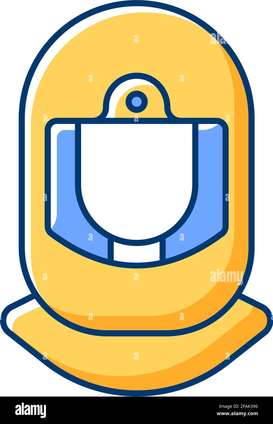 Surgical helmet RGB color icon Stock Vector Image & Art - Alamy