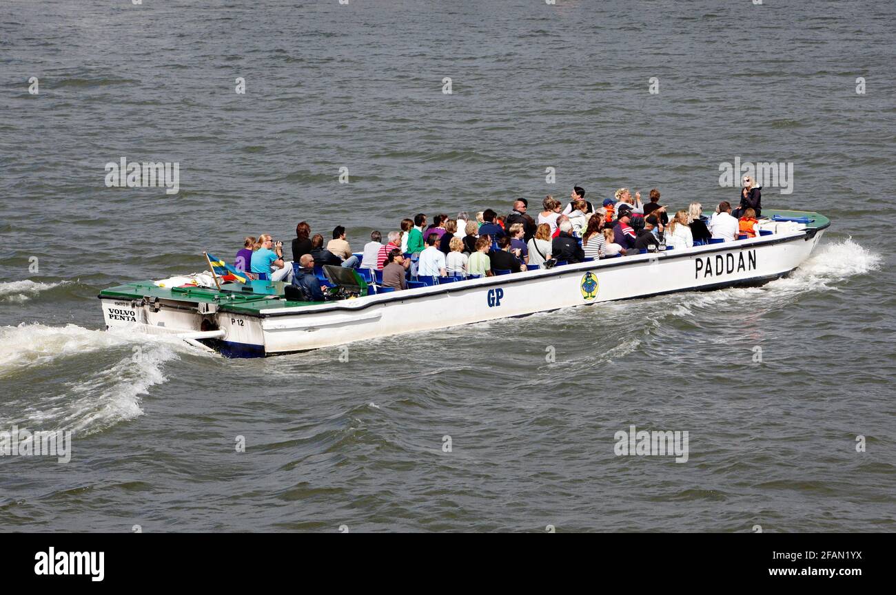 Sightseeing boat, Paddan, in the harbor of Gothenburg Stock Photo - Alamy