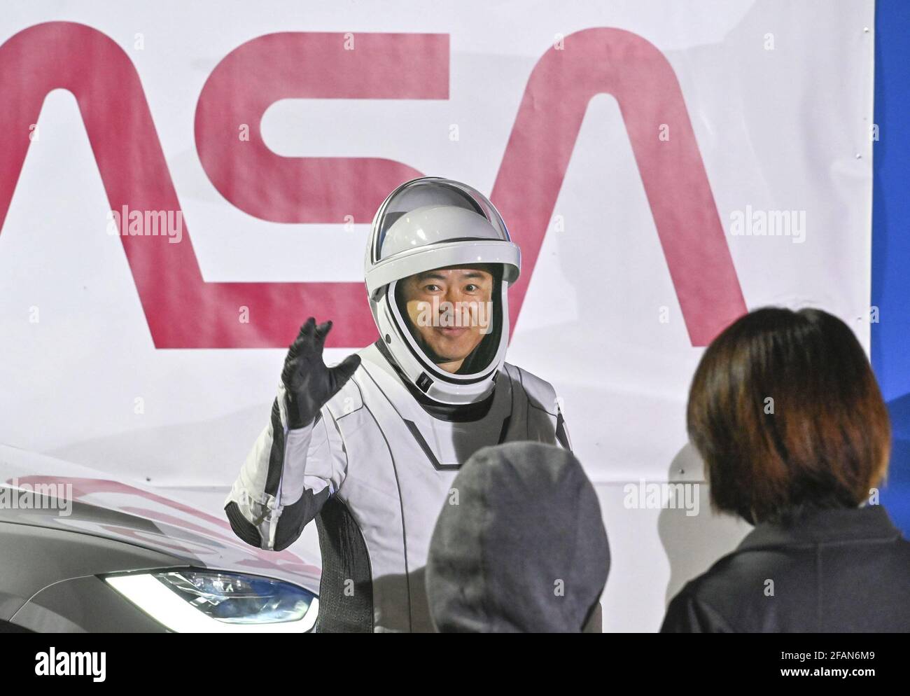 Kennedy Space Center in Florida. April 23, 2021: Japanese astronaut ...