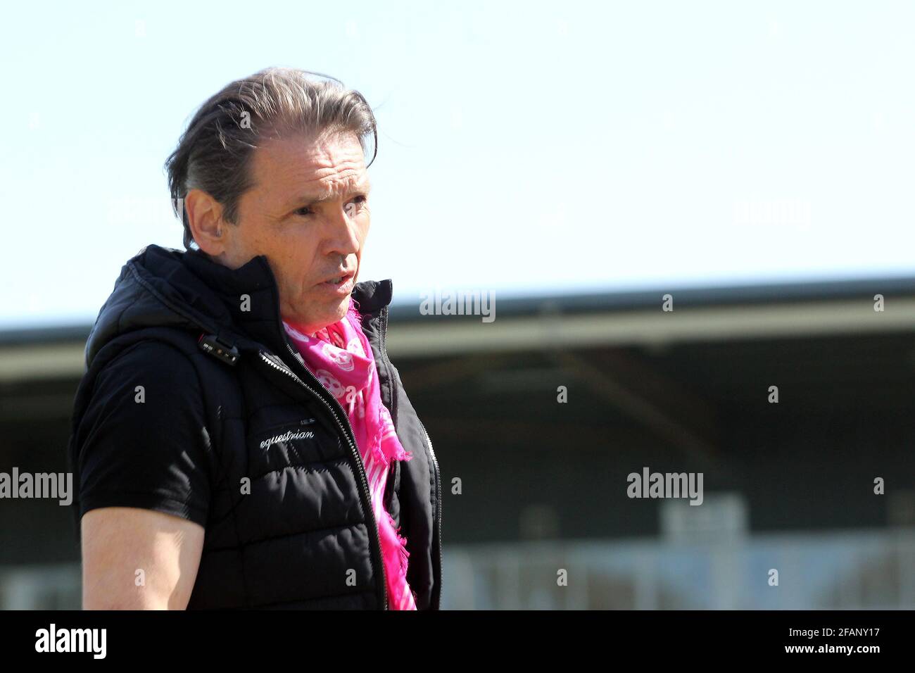 Dale Vince chairman of Forest Green Rovers before the Sky Bet League 2 ...