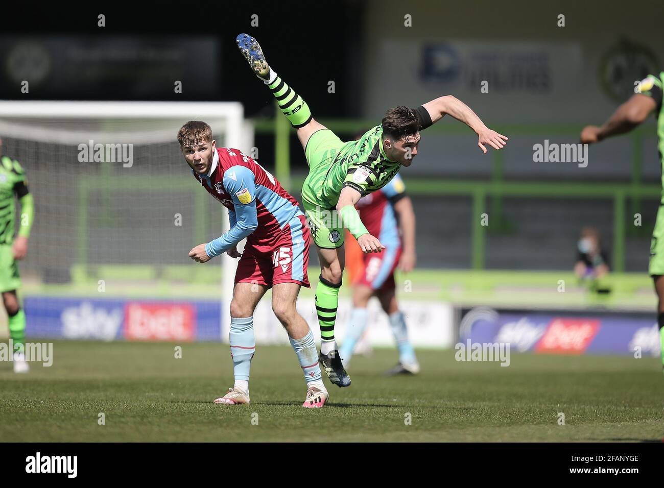 Jordan Moore-Taylor of Forest Green Rovers and John McAtee of ...