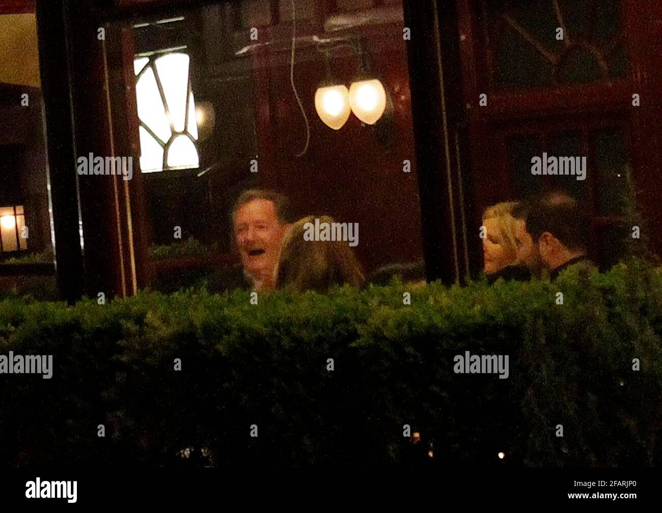 Piers Morgan and wife Celia went with friends to loulou’s in London for ...