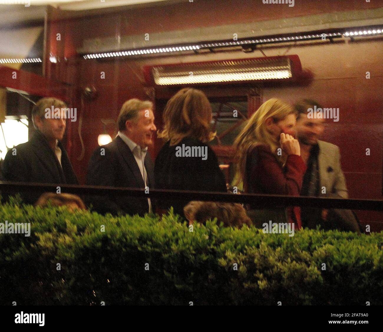 Piers Morgan and wife Celia went with friends to loulou’s in London for ...