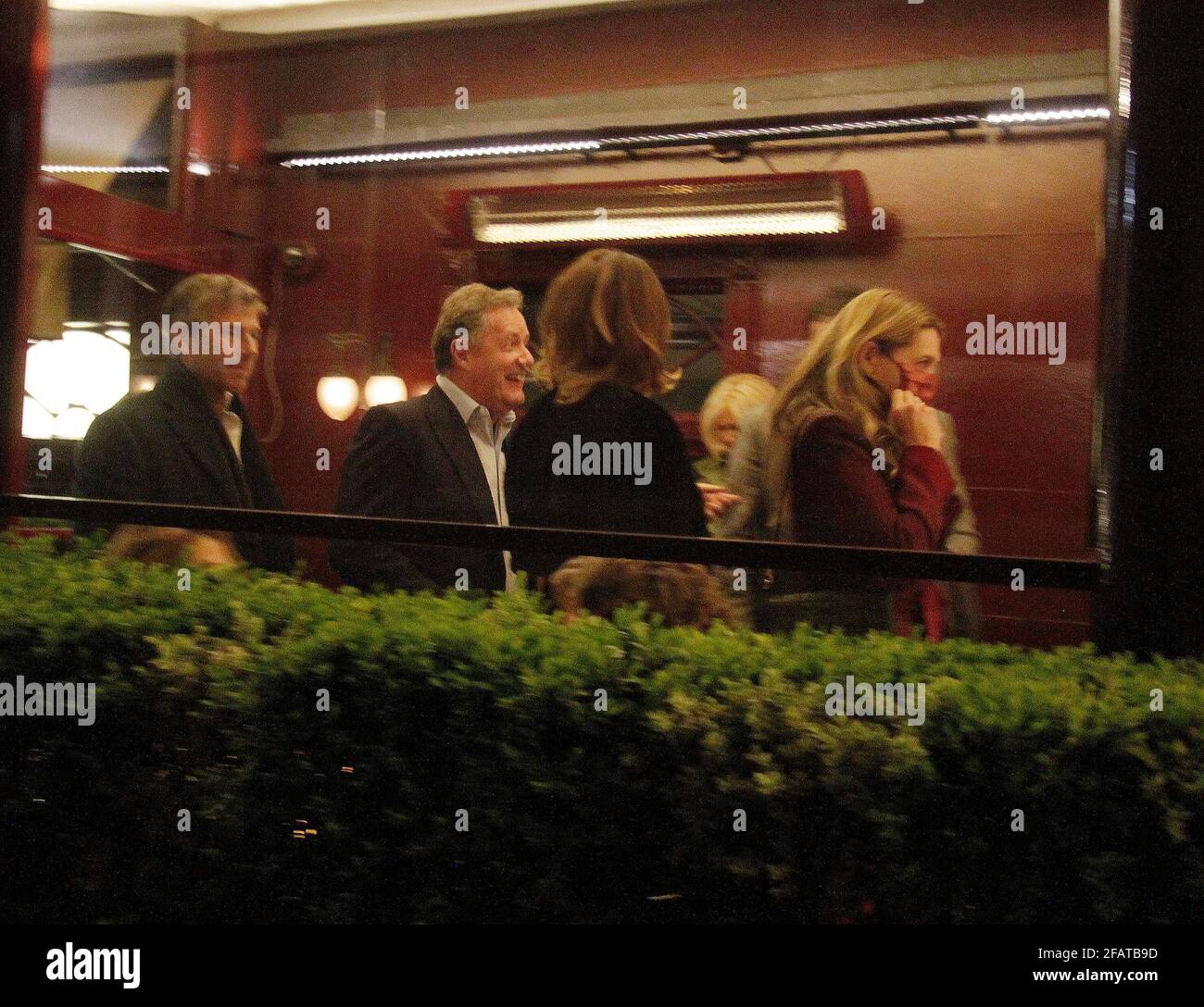Piers Morgan and wife Celia went with friends to loulou’s in London for ...