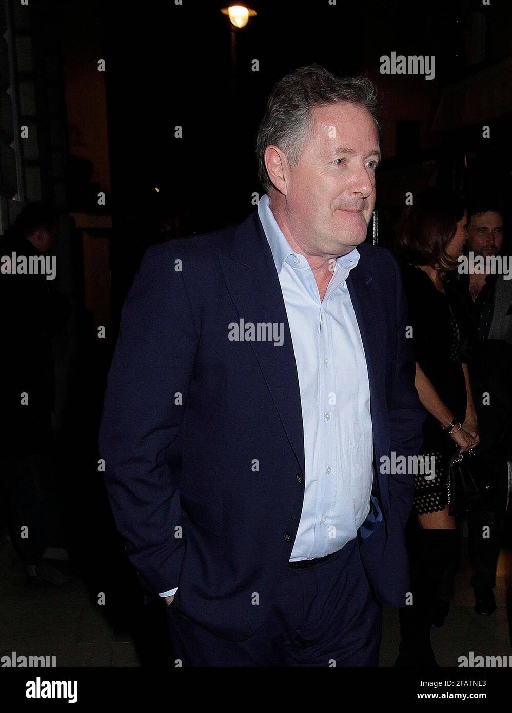 Piers Morgan and wife Celia went with friends to loulou’s in London for ...