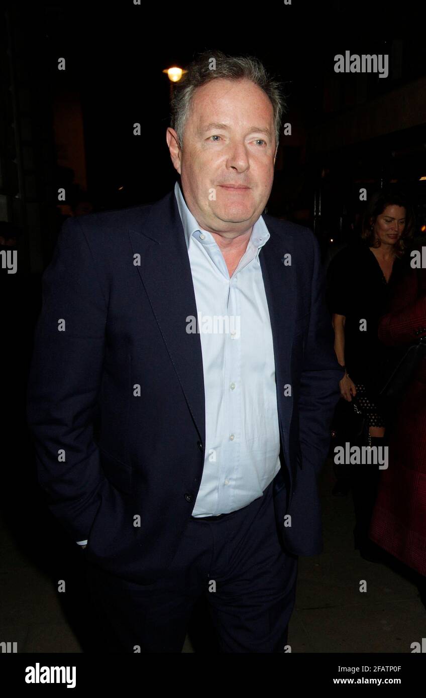 Piers Morgan and wife Celia went with friends to loulou’s in London for ...