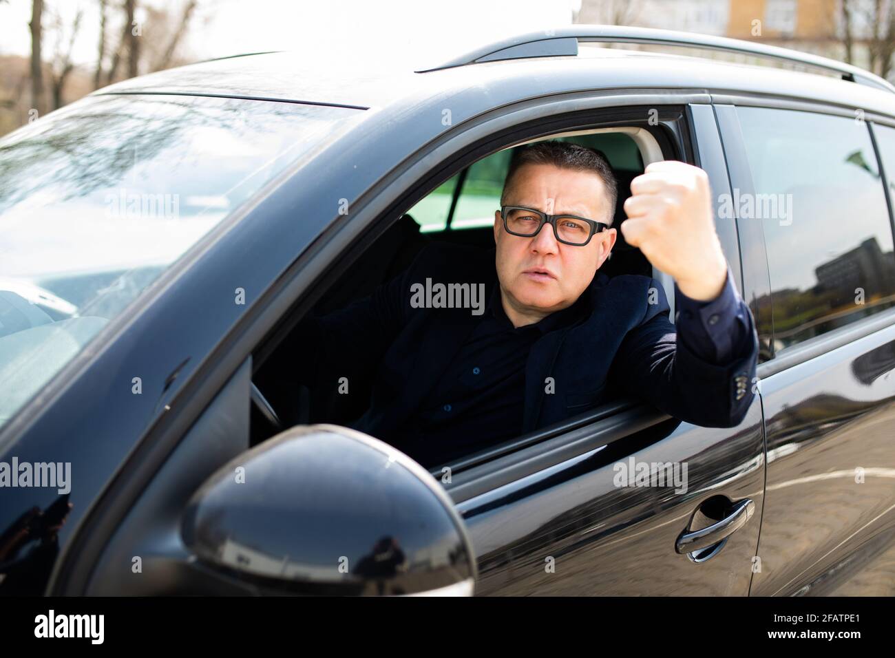 Angry commuter hi-res stock photography and images - Alamy
