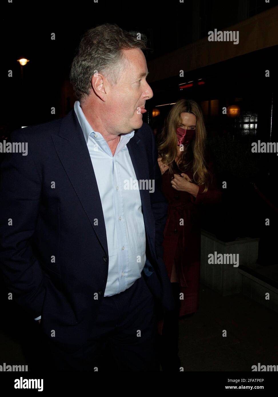 Piers Morgan and wife Celia went with friends to loulou’s in London for ...