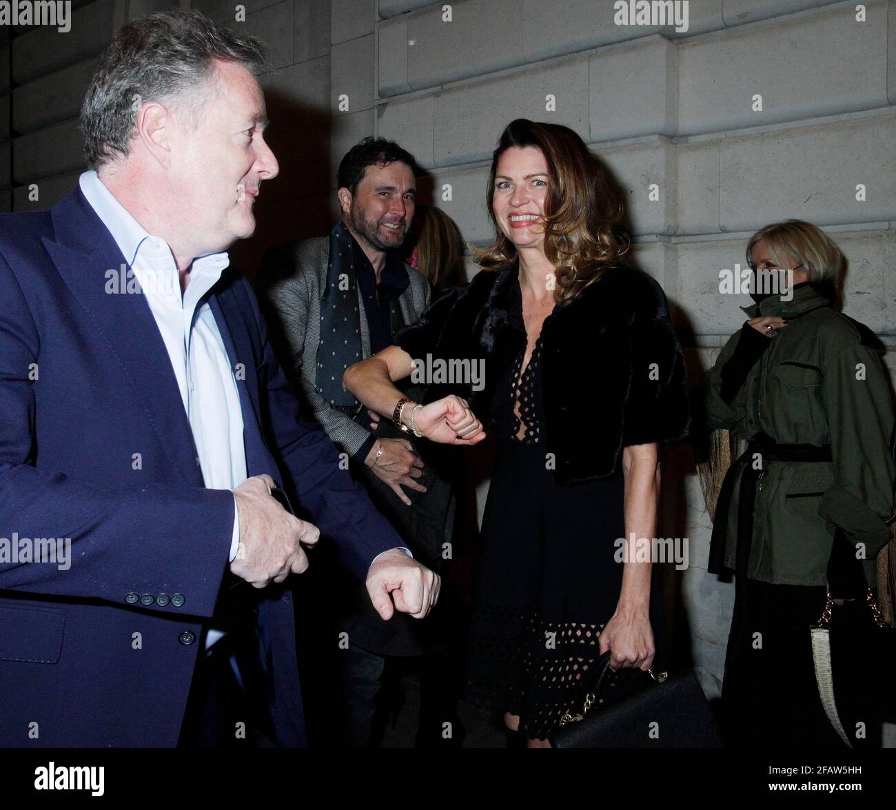 Piers Morgan and wife Celia went with friends to loulou’s in London for ...
