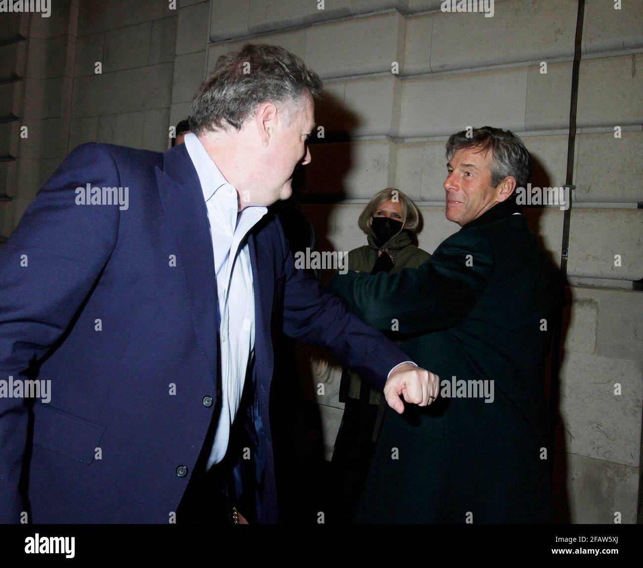 Piers Morgan and wife Celia went with friends to loulou’s in London for ...