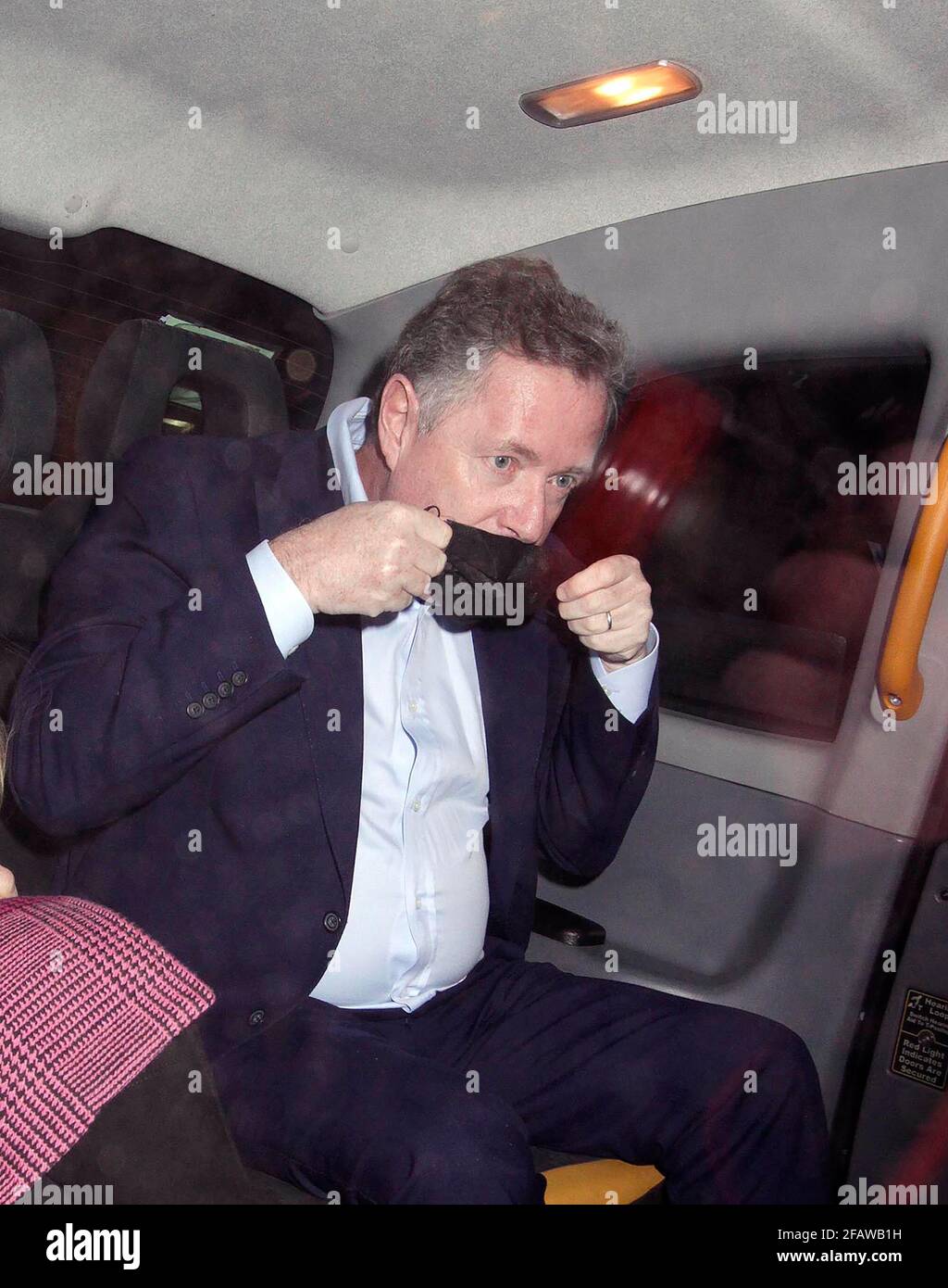 Piers Morgan and wife Celia went with friends to loulou’s in London for ...