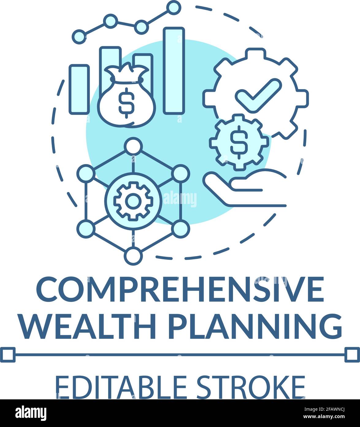 Comprehensive wealth planning concept icon Stock Vector Image & Art - Alamy