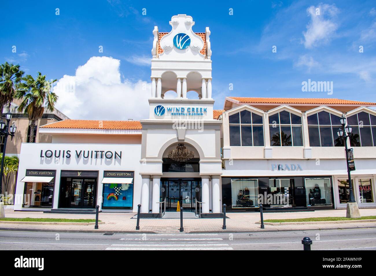 Dutch Caribean Island Aruba known for their white beaches and colourful ...
