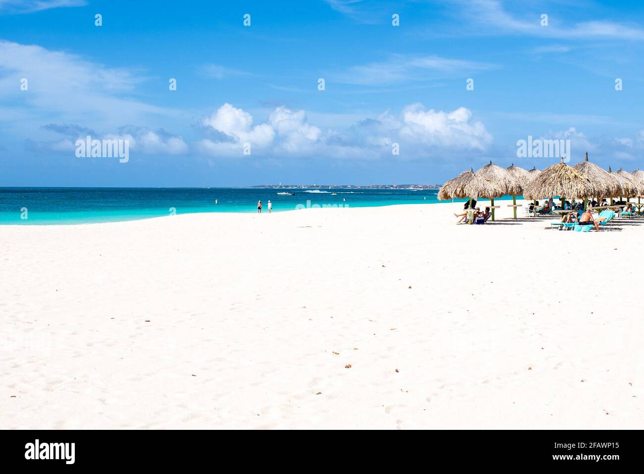 Dutch Caribean Island Aruba known for their white beaches and colourful ...