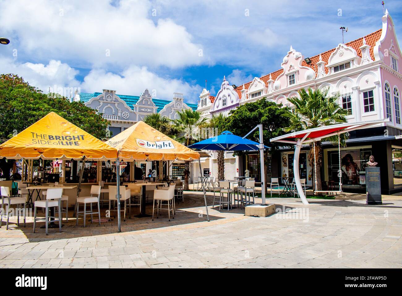 Dutch Caribean Island Aruba known for their white beaches and colourful ...