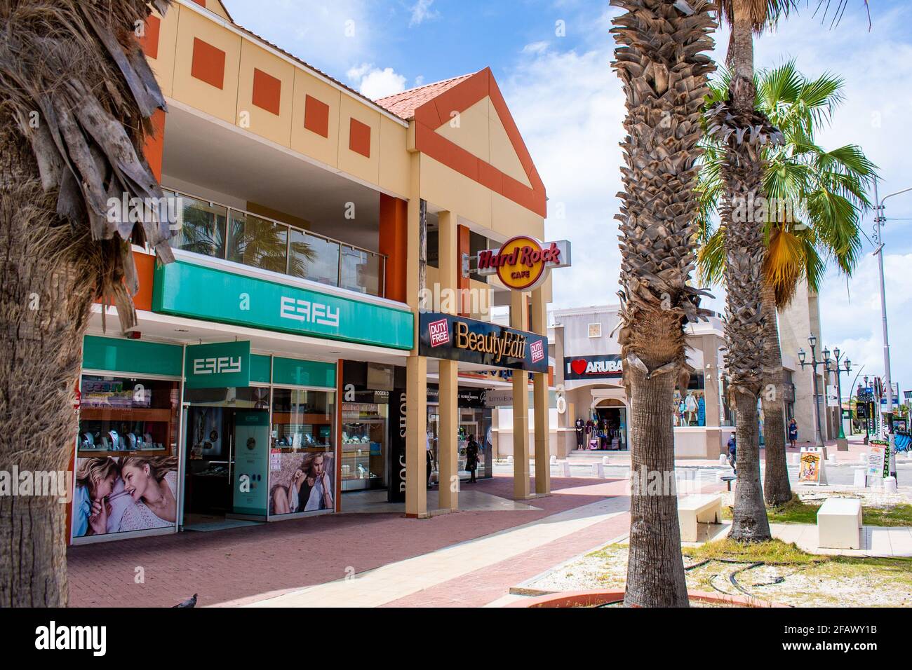 Dutch Caribean Island Aruba known for their white beaches and colourful ...