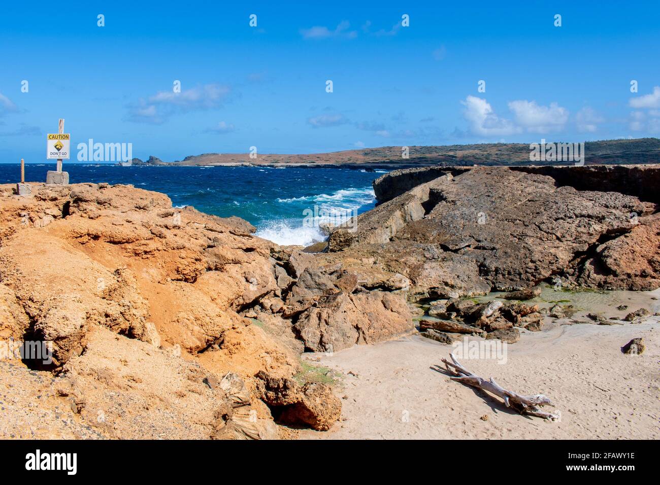 Dutch Caribean Island Aruba known for their white beaches and colourful ...