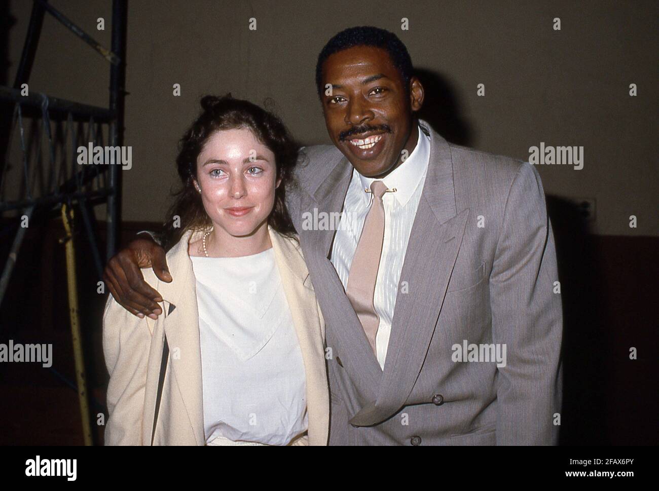 Lisa Hirsch and Ernie Hudson Circa 1980's Credit: Ralph Dominguez/MediaPunch Stock Photo - Alamy