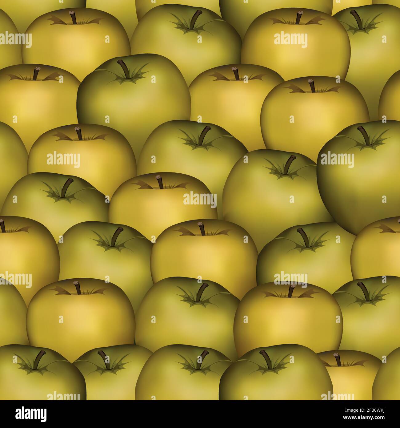 seamless background (pattern, texture) of ripe apples Stock Vector ...