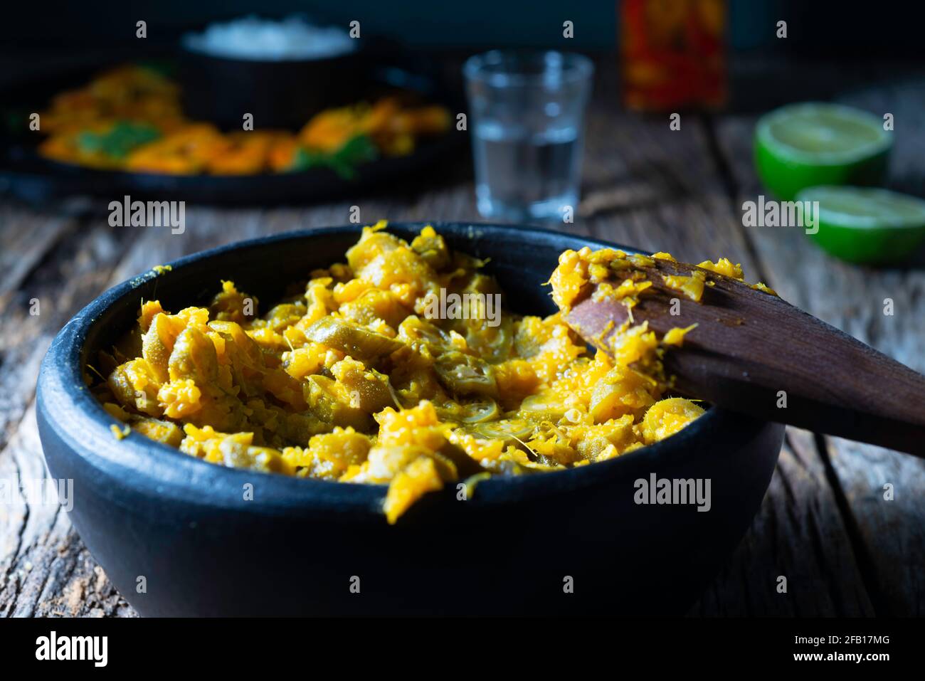 Caruru, Brazilian local food Stock Photo - Alamy