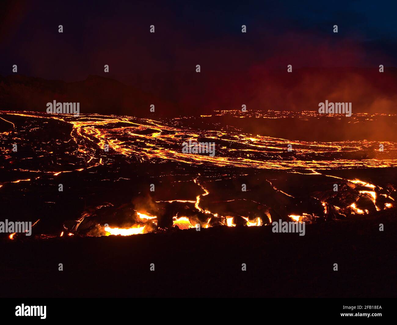 Lava flowing iceland hi-res stock photography and images - Alamy
