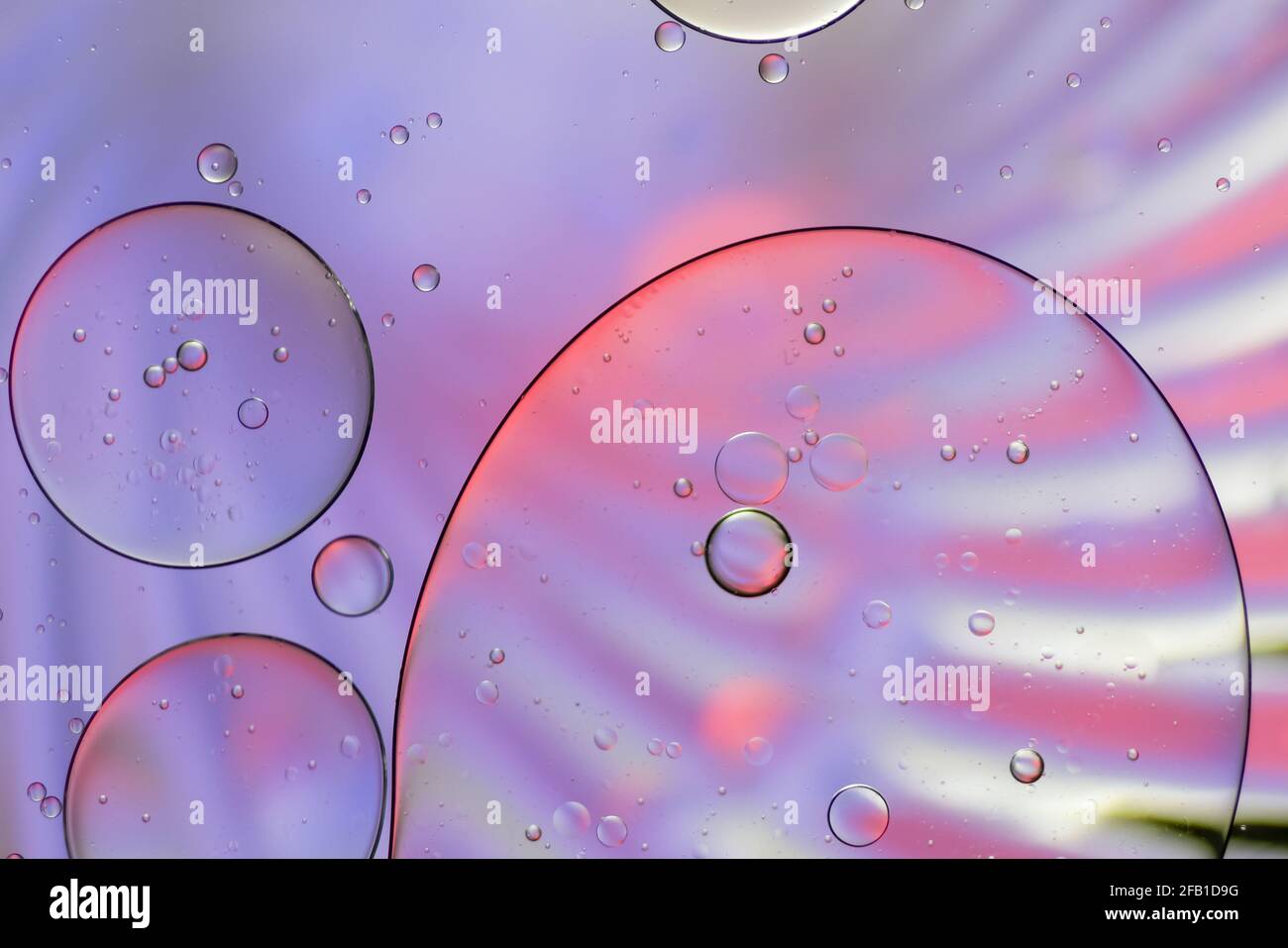 Colorful artistic of oil drop floating on the water Stock Photo - Alamy