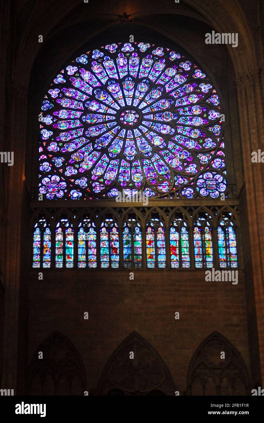 French stained glass windows hi-res stock photography and images - Alamy