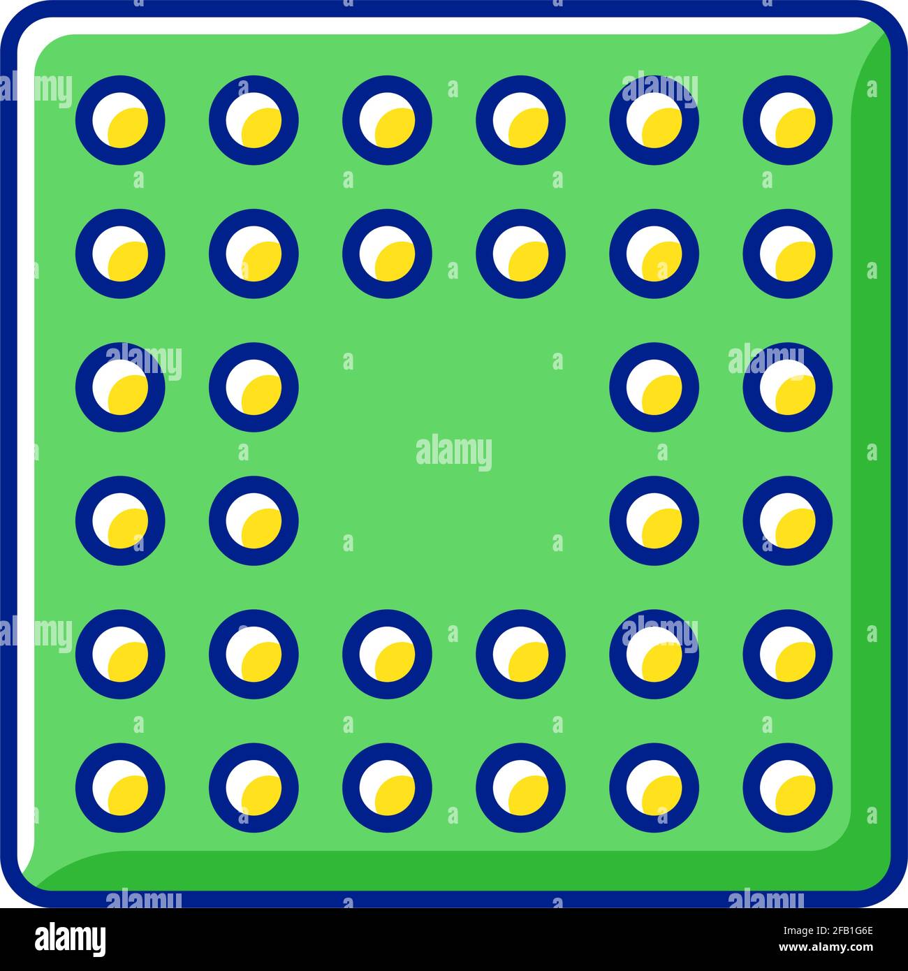 Cpu socket RGB color icon Stock Vector Image & Art - Alamy