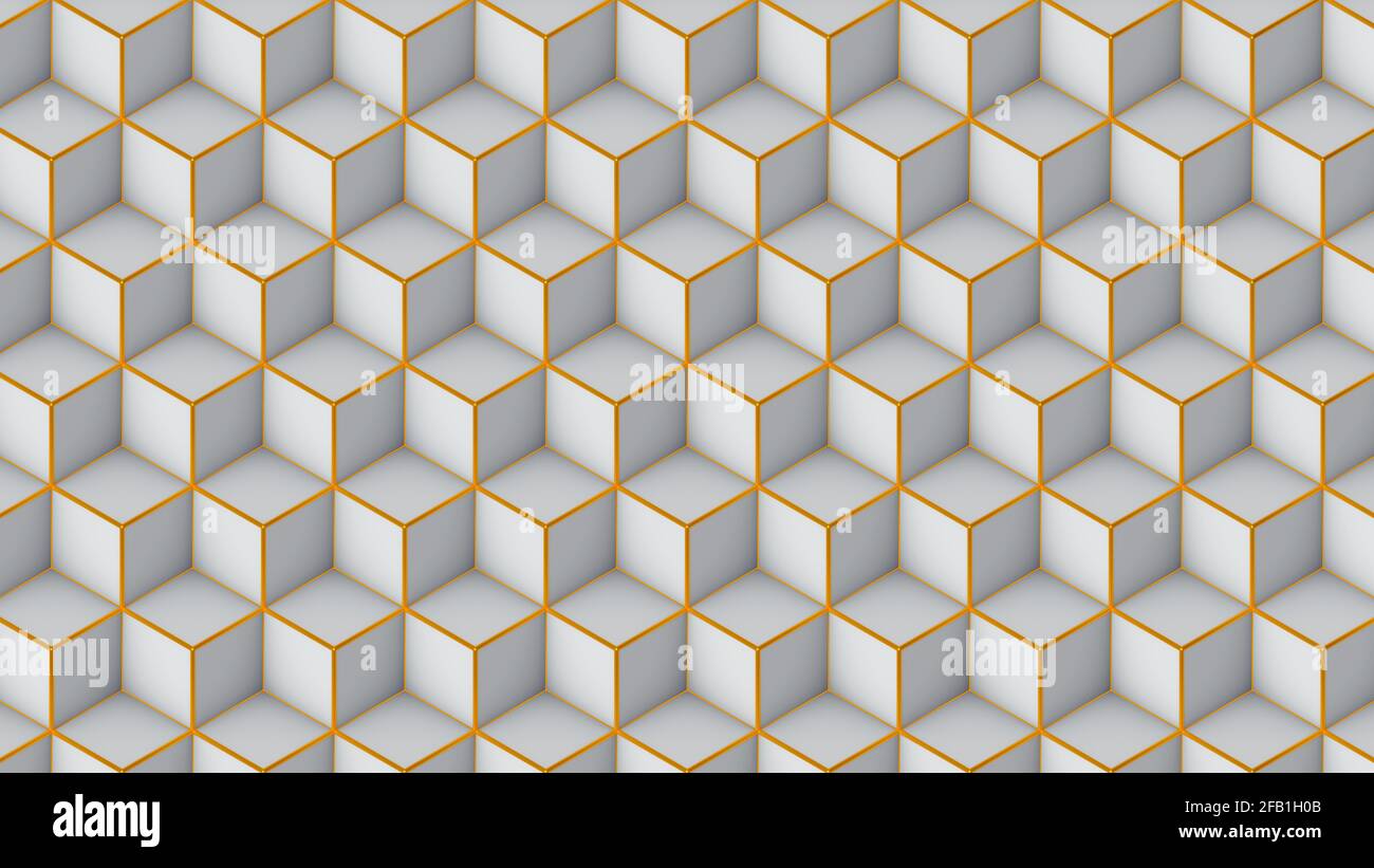 Isometric cubes seamless pattern. 3D render cubes background Stock ...