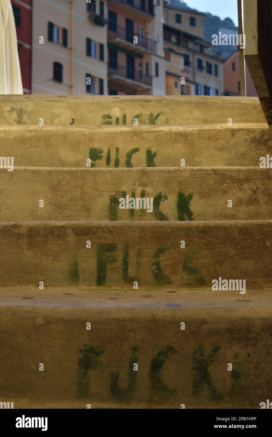 road signs on the steps Stock Photo - Alamy