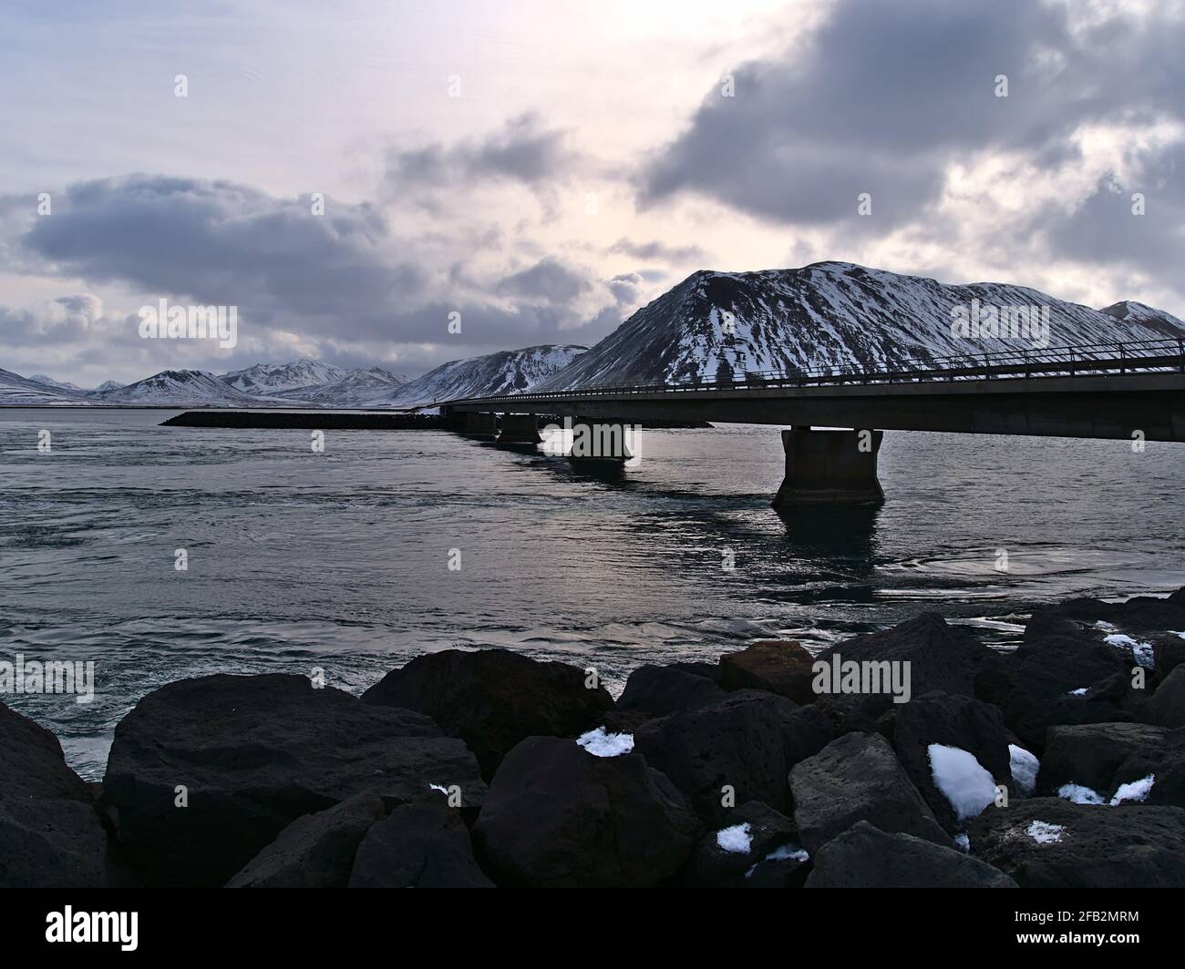 Kolgrafafjordur bridge hi-res stock photography and images - Alamy