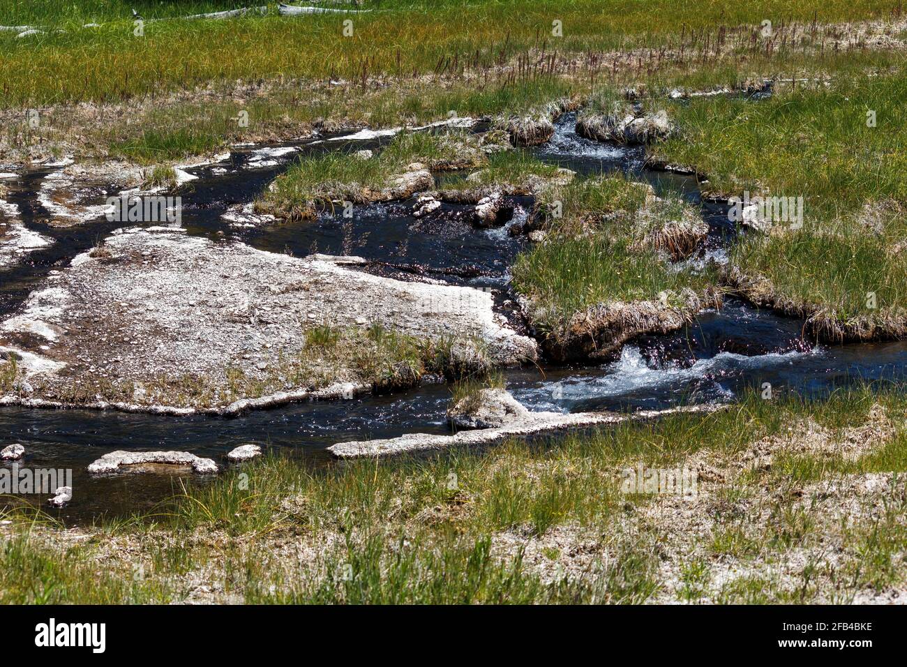 Yellowstone National Park, Montana, USA - July 15 2018: Old Faithful ...