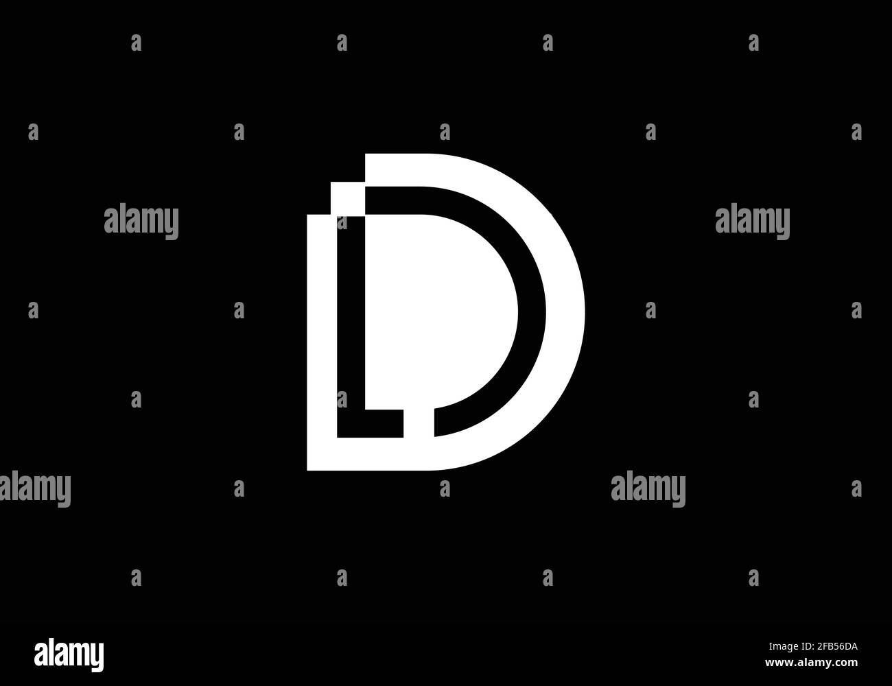 Initial d and l Black and White Stock Photos & Images - Alamy