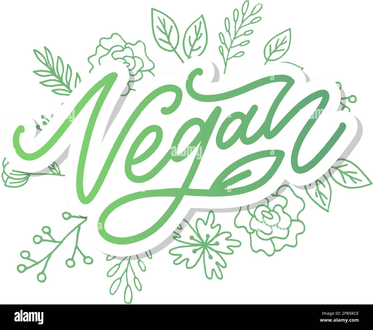 Vector illustration, food design. Handwritten lettering for restaurant ...