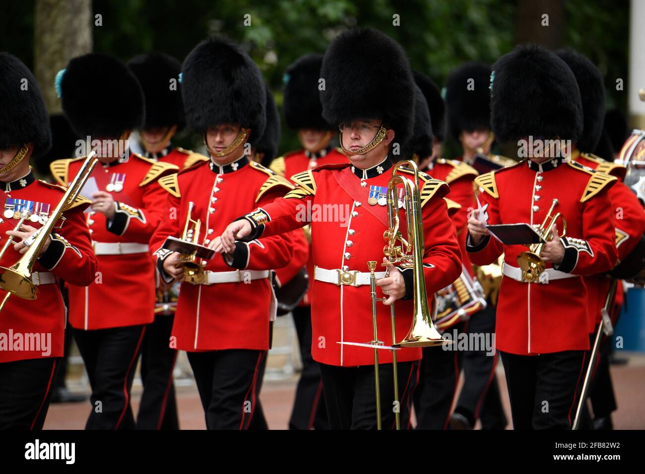 Trooping the Colour Parade London Stock Photo - Alamy
