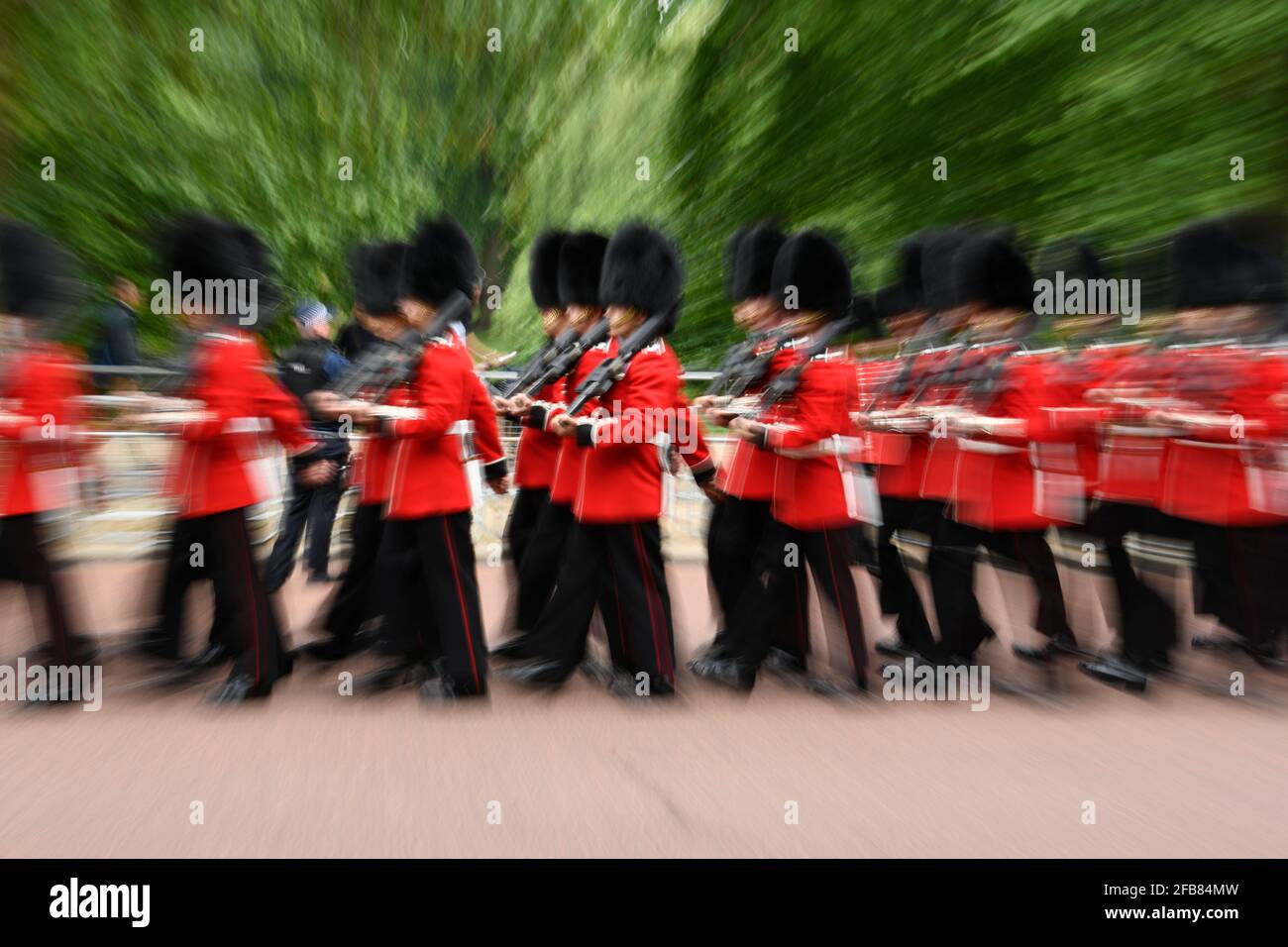 Trooping the Colour Parade London Stock Photo - Alamy