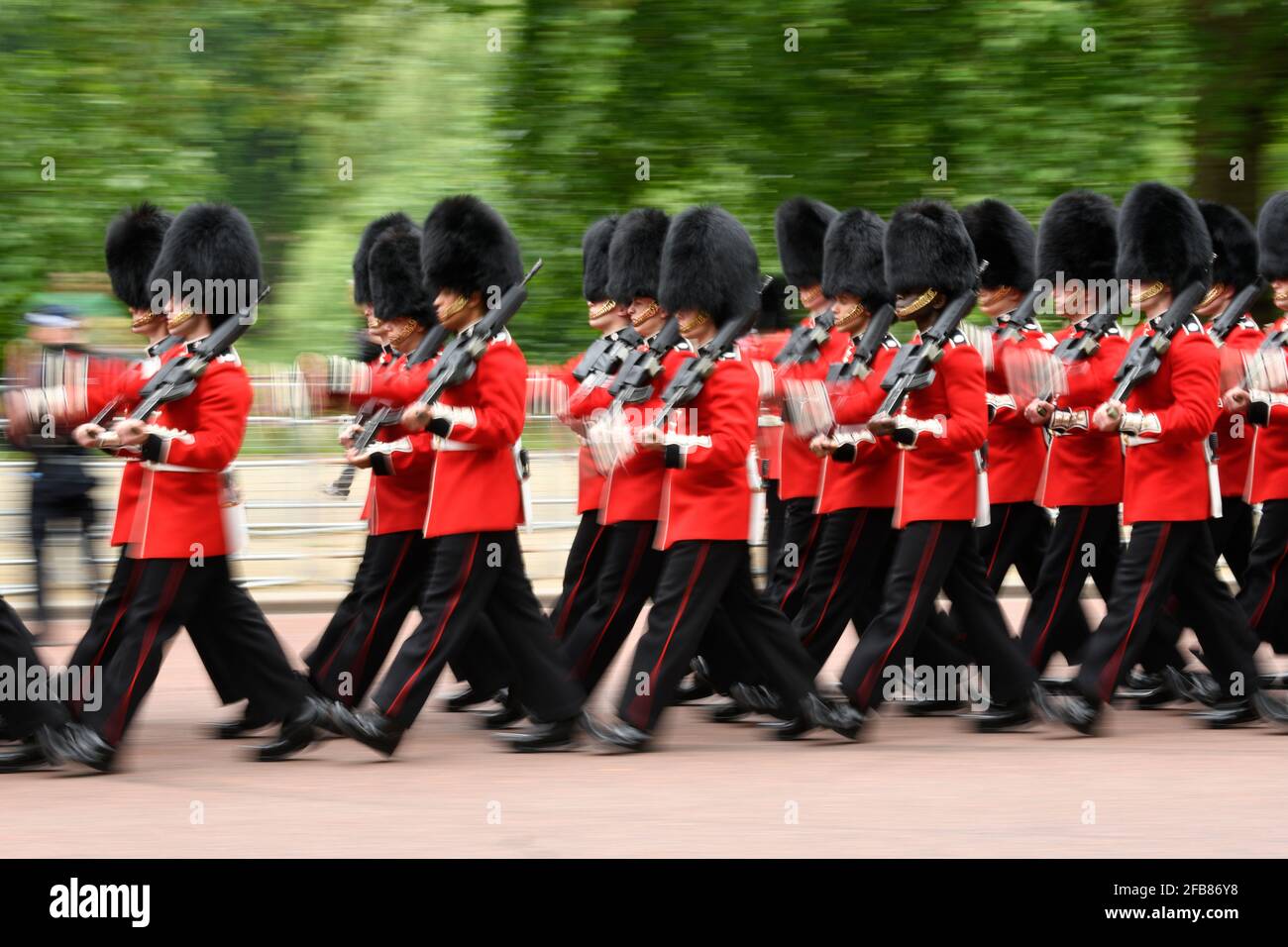 Trooping the Colour Parade London Stock Photo - Alamy