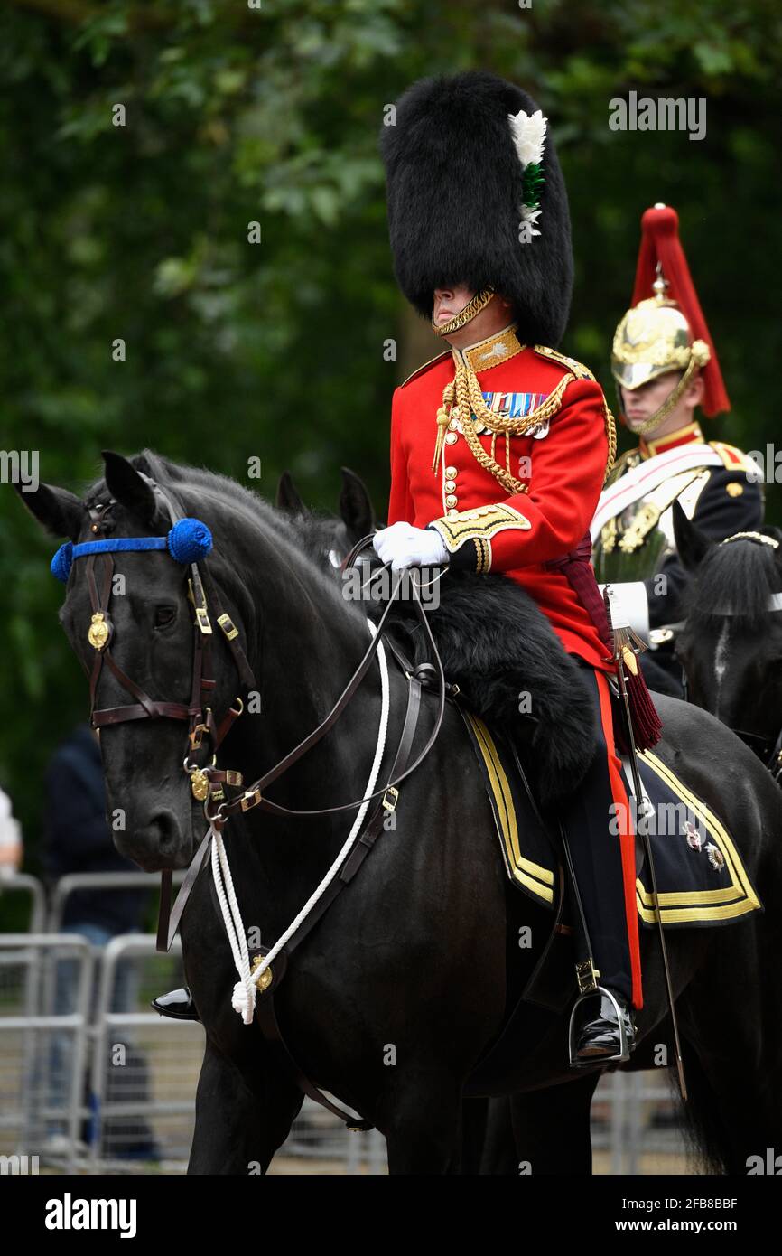 Trooping the Colour Parade London Stock Photo - Alamy