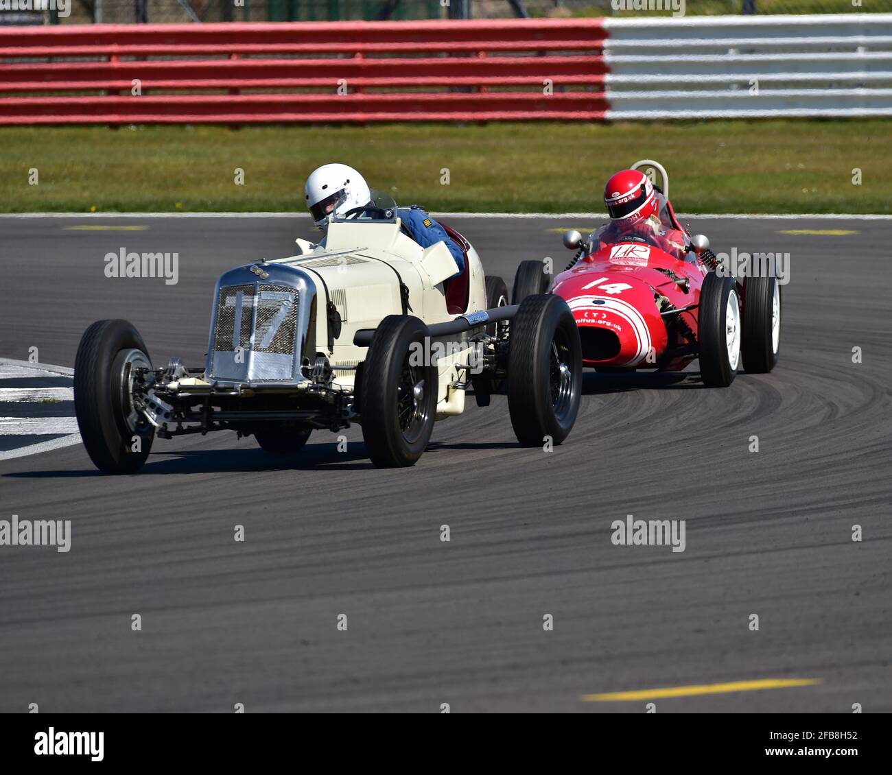 Julian Wilton, ERA R7B, Crispian Besley, Elva 100 FJ, Vintage, Pre-War ...