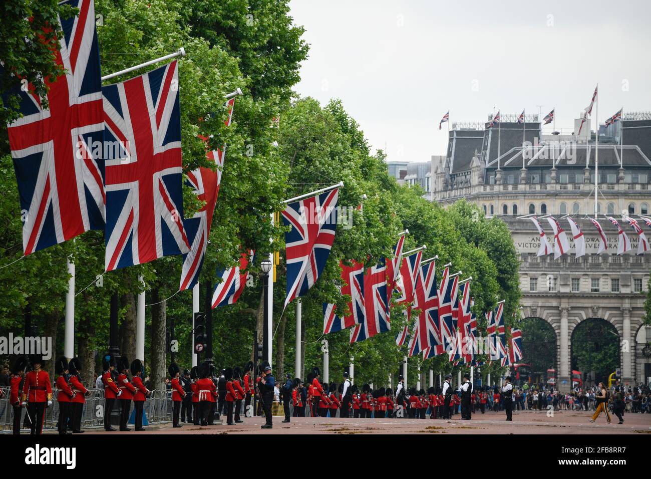 Trooping the Colour Parade London Stock Photo - Alamy