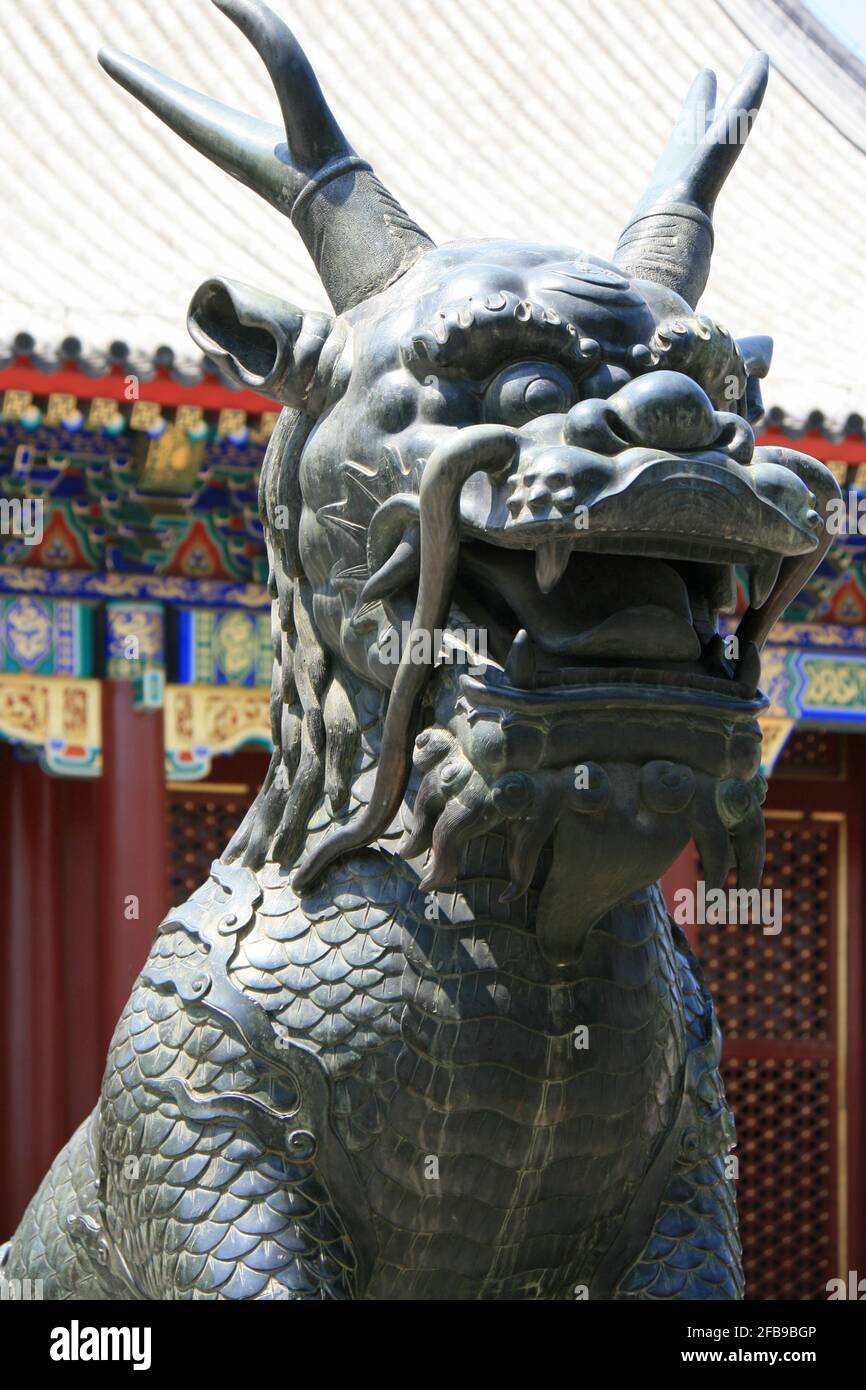 Qilin statue hi-res stock photography and images - Alamy