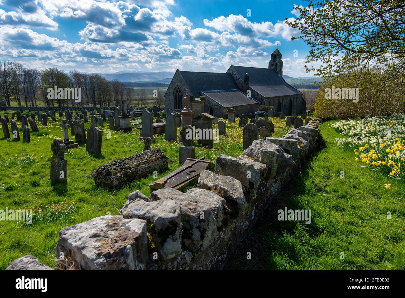St. Michael and All Angels Church, Ford, Northumberland Stock Photo - Alamy